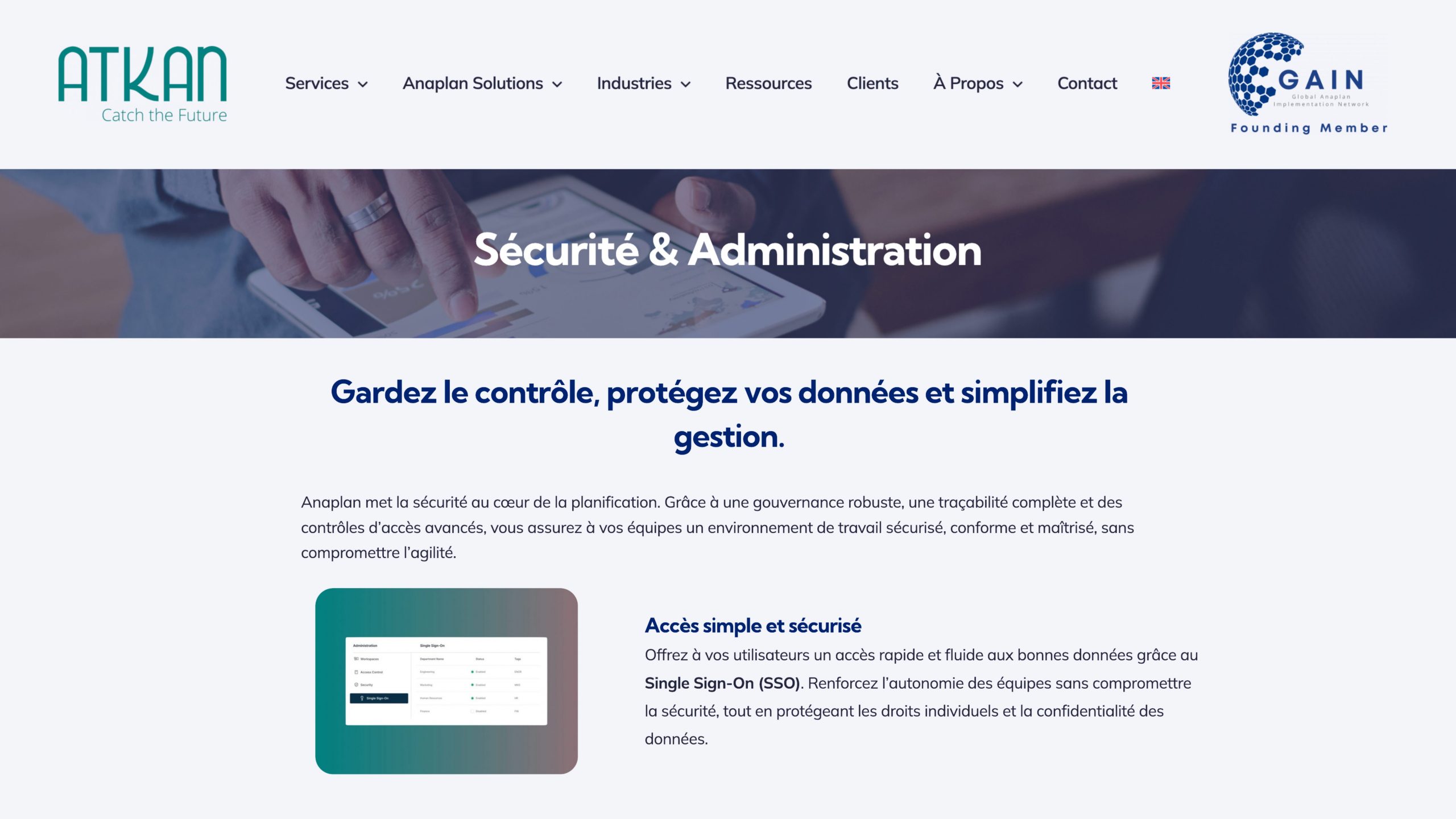 Sécurité & Administration - Atkan