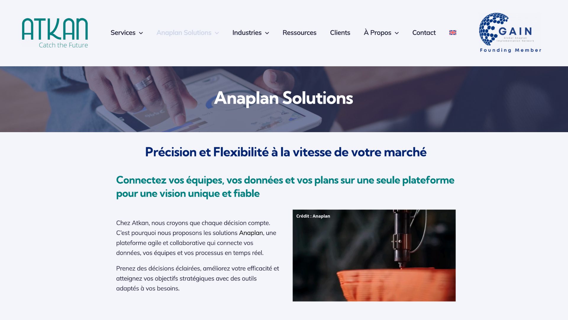 Anaplan Solutions - Atkan